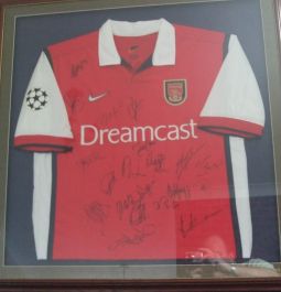 Arsenal Champions League 2001/02 Signed Football Shirt - Signed ...