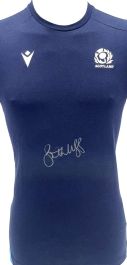 Stuart Hogg Signed Scotland Shirt - Signed Memorabilia 4U