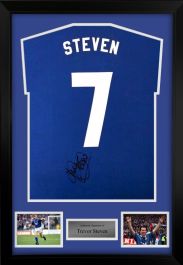 Trevor Steven Signed Glasgow Rangers Shirt - Signed Memorabilia 4U