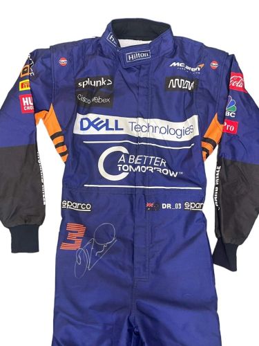 Daniel Ricciardo Autographed F1 McLaren Racing Suit - Signed Memorabilia 4U
