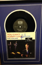 Phil Collins Signed Single - Signed Memorabilia 4U